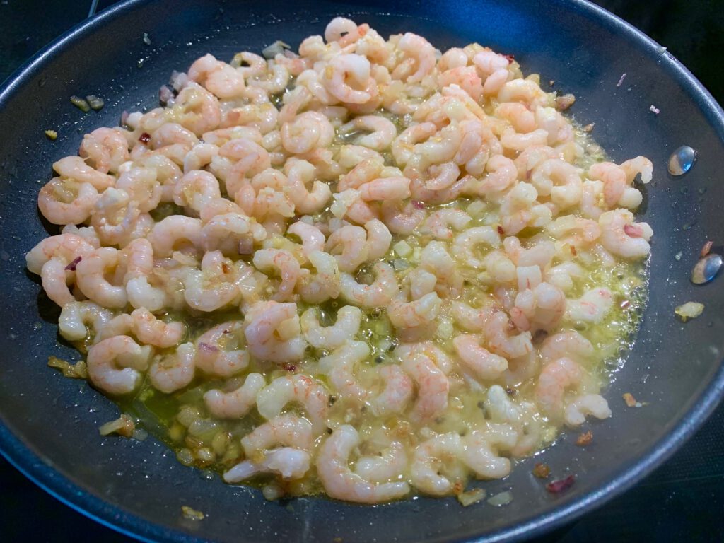 Pasta mit Garnelen, Tomaten und Rucola – SoiNea